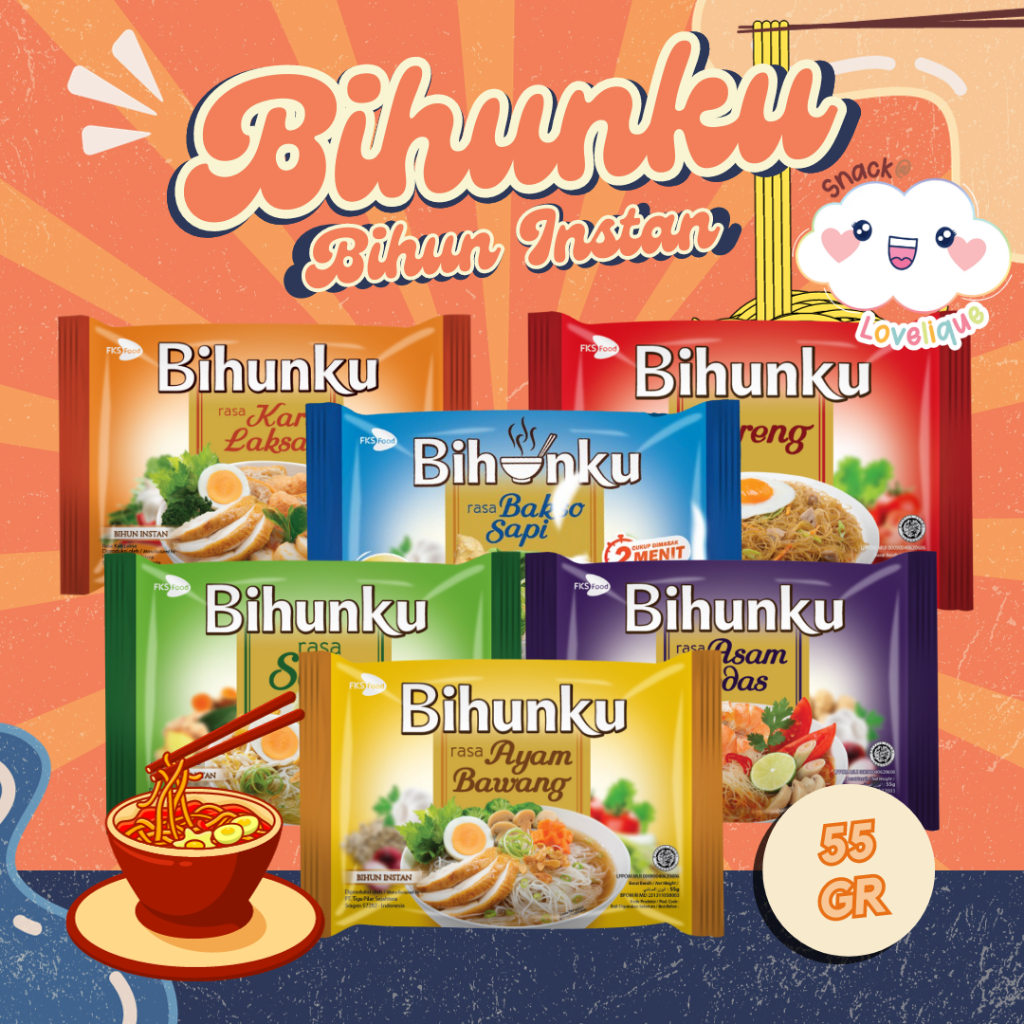 Jual Bihunku Bihun Instan Kuah 55gr All - Variant - ( Soto / Ayam ...