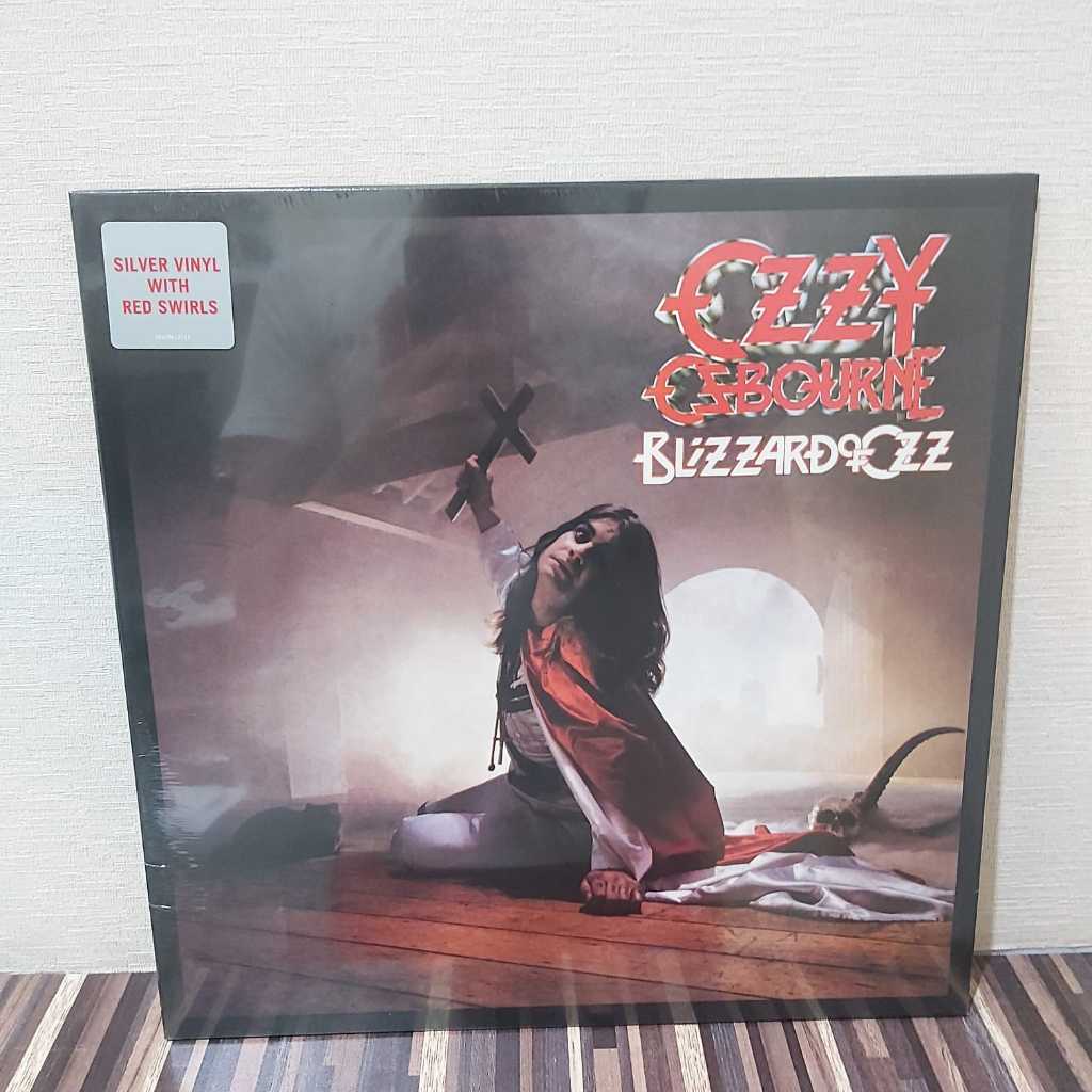 Jual Vinyl LP Ozzy Osbourne - Blizzard of Ozz (Colored Silver w/ Red ...