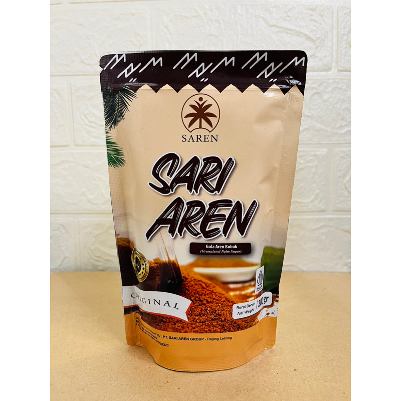 Jual GULA AREN SEMUT / PALM SUGAR 200 gr | Shopee Indonesia