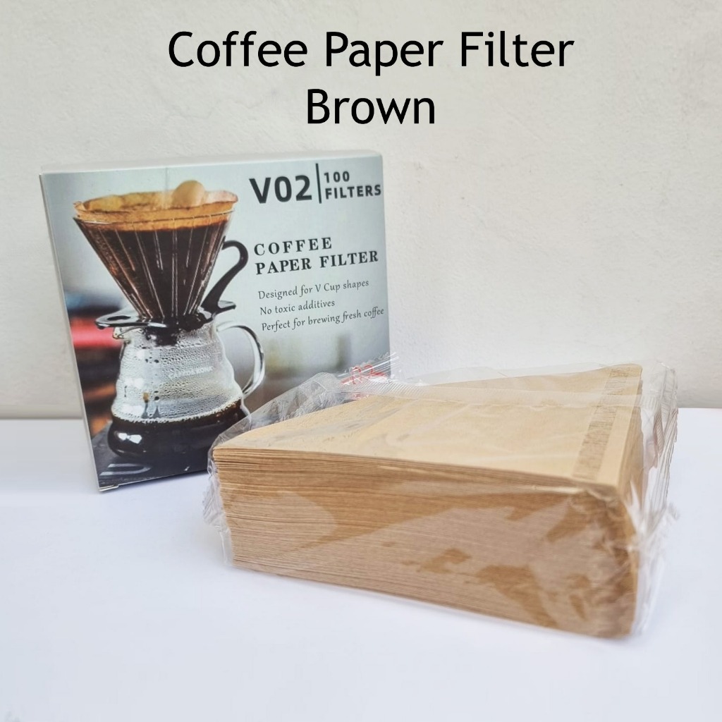 Jual Kertas Filter Saringan Kopi V60 Drip 1 - 2 Serve / 1-4 cup isi 10 ...