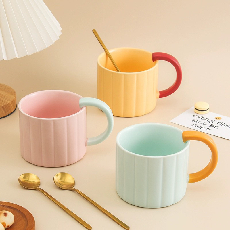 Jual Aesthetic Mug Pastel Mug Cangkir Kopi Teh Coffee Cup Tea Cup ...