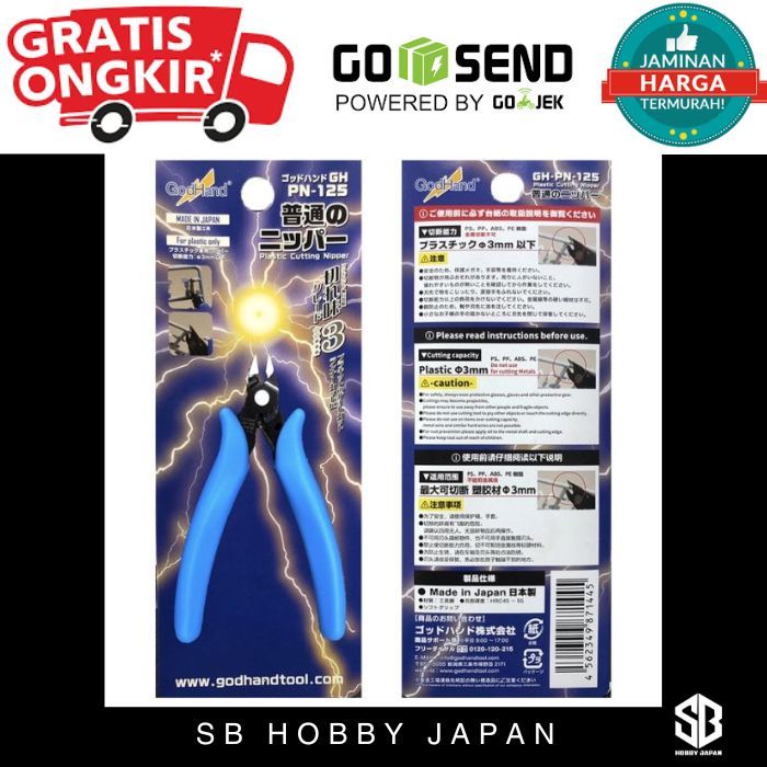 Jual GodHand Nipper GH-PN-125 God Hand Gundam Model Kit Tools Tang ...