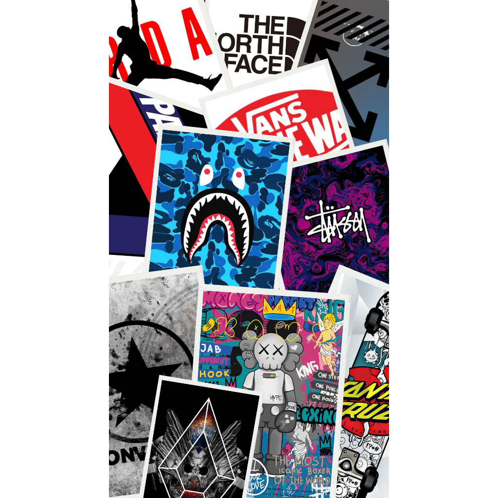 Jual [PAKET 24PCS] Poster Dinding Brand Logo | Poster Murah | Poster ...