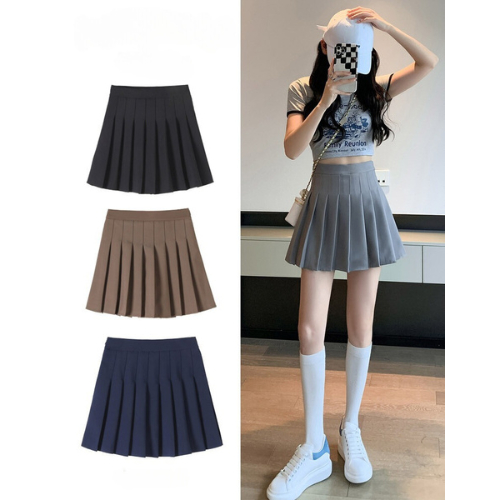 Jual Ninabobo CW009 Women Mini Skirt Rok Furing Pendek Polos Model ...