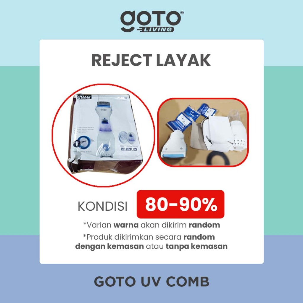 Jual Goto UV-Comb Vacuum Comb Sisir Kutu Elektrik Rambut Penghilang ...