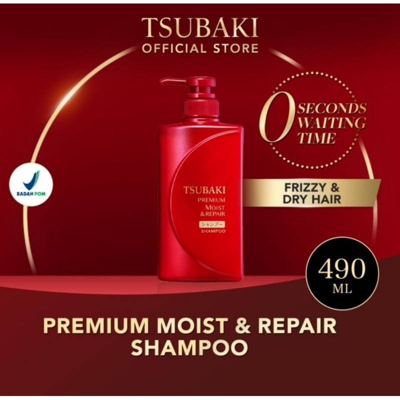 Jual Tsubaki Premium Moist / Repair Shampoo 450ml | Shopee Indonesia