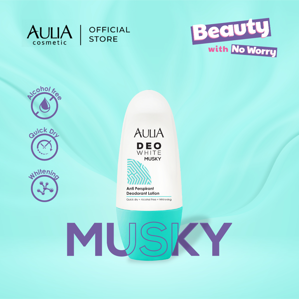 Jual AULIA Deo White Roll On 50ml [ Deodorant Unisex Tanpa Alkohol dan ...