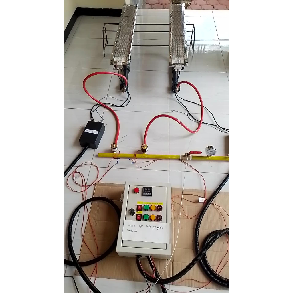Jual mesin oven powdercoating pemanas infrared gas burner | Shopee ...