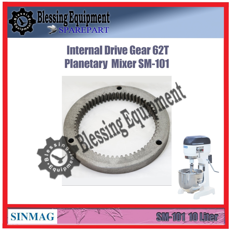 Jual SM-101 Sparepart Internal Drive Gear Mixer Planetary Sinmag ...