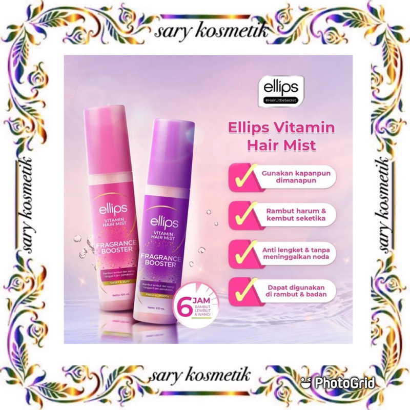 Jual uc,x_ ELLIPS vitamin hair mist 100 ml - parfume rambut fragrance ...
