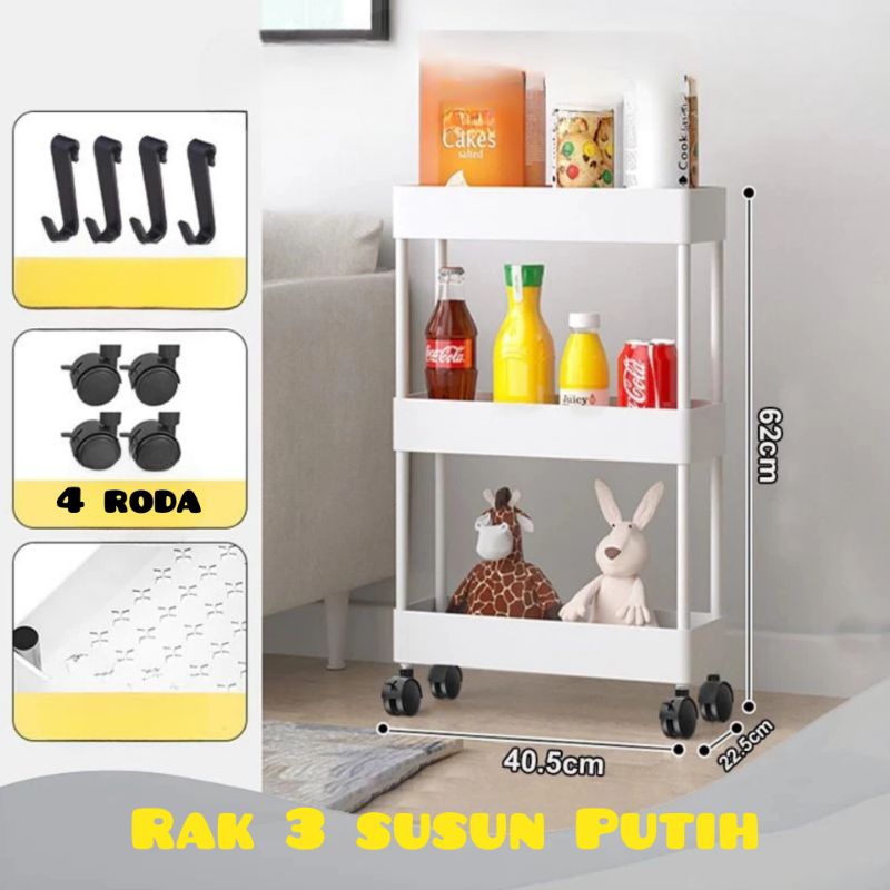 Jual Rak Susun Troli Serbaguna/ Rak Susun Tingkat 234/ Rak Troli ...