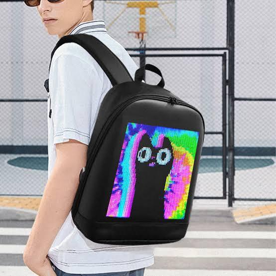 Jual Tas Ransel LED bagpack pixel fashionable dan viral | Shopee Indonesia