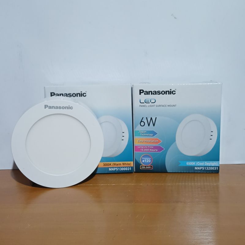 Jual Lampu downlight led panel panasonic OB bulat neo slim 6 Watt | Shopee Indonesia