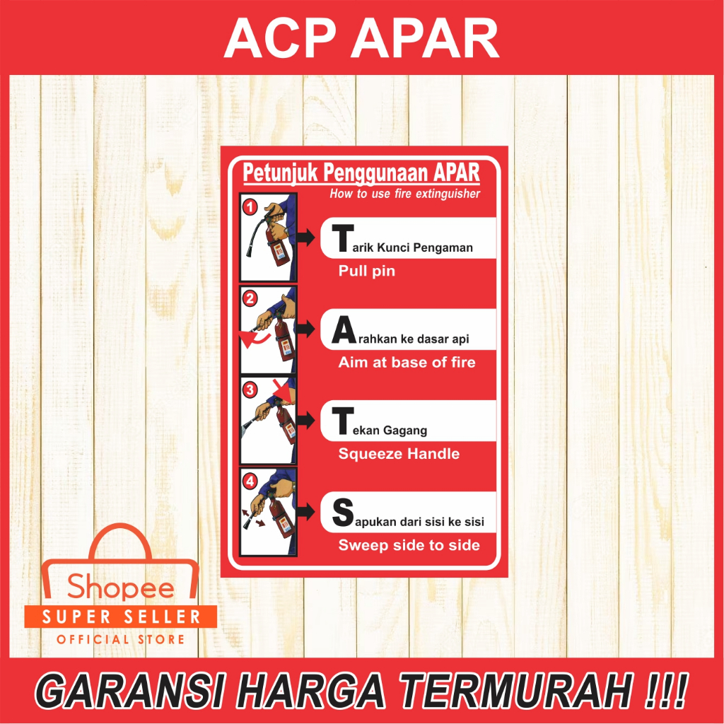 Jual RAMBU K3 APAR ACP 3mm | Shopee Indonesia