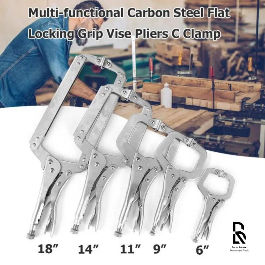 Jual TANG MONYET 5 - 18 MM TANG JEPIT CLAMP ANTI KARAT LOCKING PLIERS ...