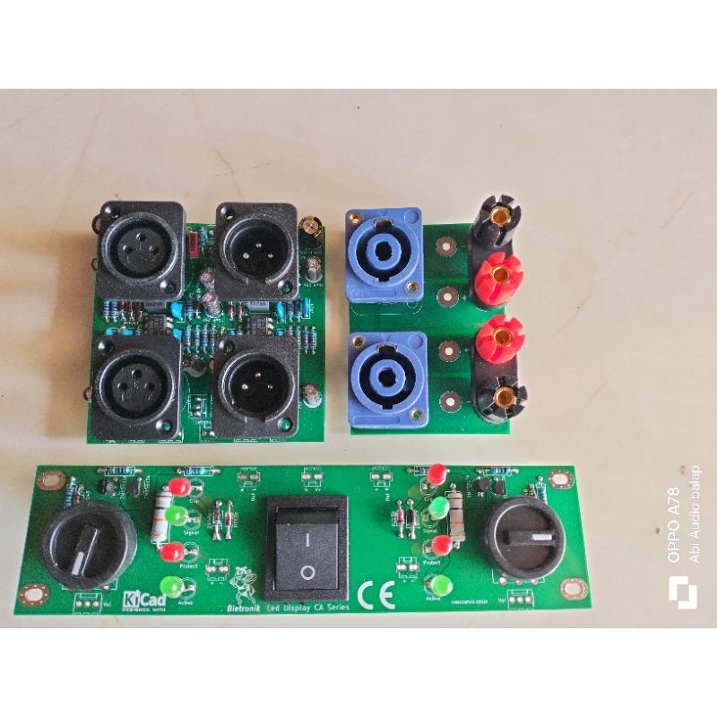 Jual kit panel depan belakang input balance untuk box Ca 5 10 20 30 pcb doble layer | Shopee ...