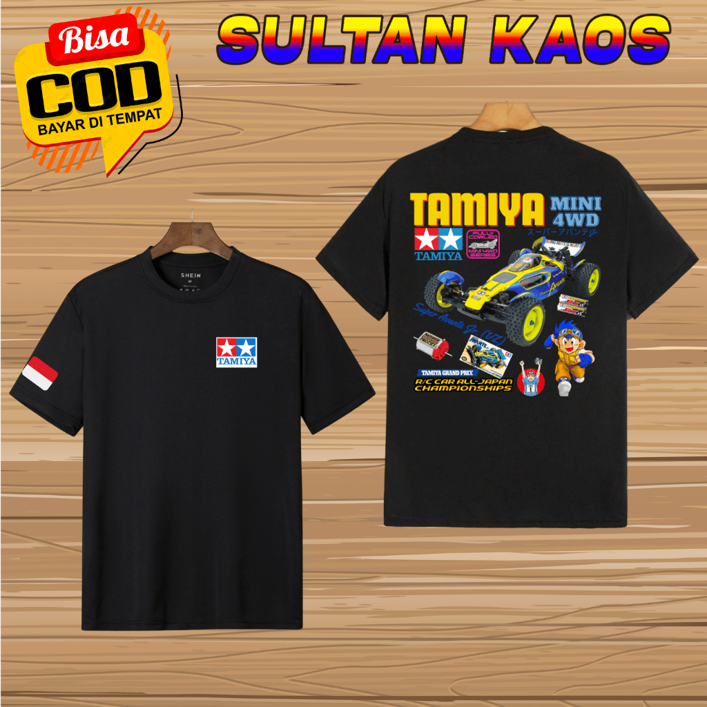 Jual -Tamiya Sultankaos89 Baju Kaos Tamiya Mini 4WD/Kaos Pecinta Mobil ...