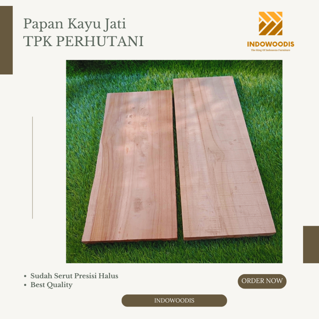 Jual PAPAN KAYU JATI TPK PERHUTANI UKURAN LEBAR 13 CM | Shopee Indonesia