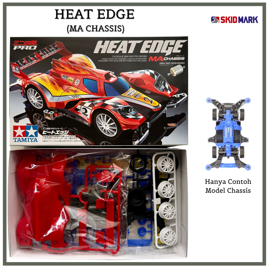 Jual Mobil Rakit Tamiya Mini 4WD - HEAT EDGE MA Chassis (ORIGINAL ...