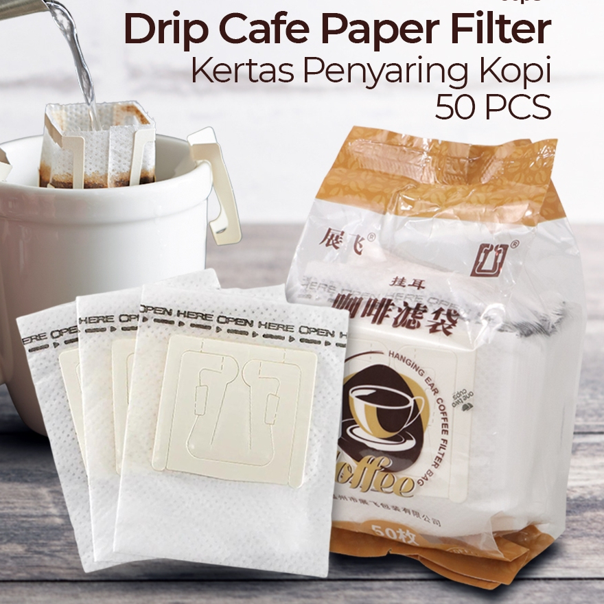 Jual Cafe Drip Paper Filter Coffee isi 10pc - Dripper Bag Japan Style ...