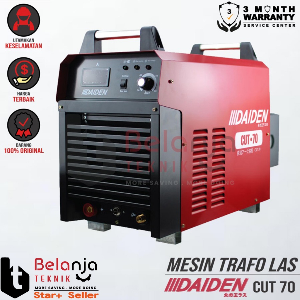 Jual Daiden Mesin Plasma Cut 70 Trafo Las Listrik Cutting Welding ...