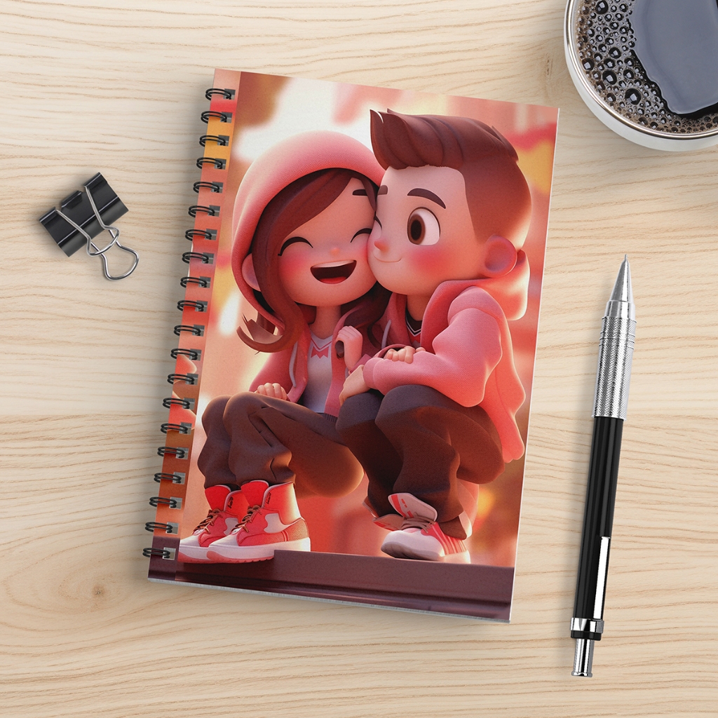 Jual Buku Tulis Lucu Notebook A5 Spiral Jurnal Buat Pacar | Shopee ...
