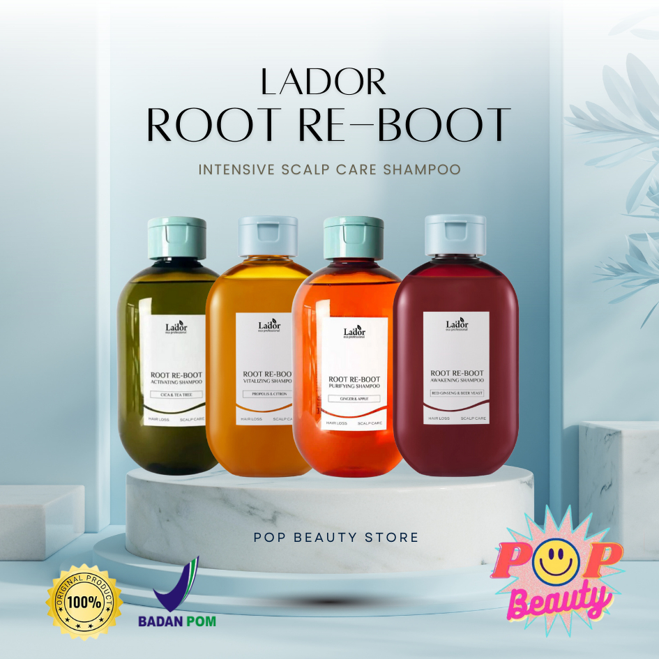 Jual Lador Root Re boot shampoo 300ml / lador shampoo perawatan kulit ...