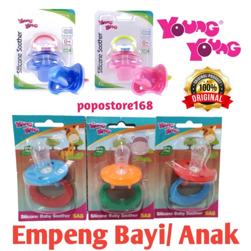 Jual EMPENG BAYI/ EMPENG YOUNG YOUNG SILIKON SOOTHER ANTI POUTY SO-3 ...