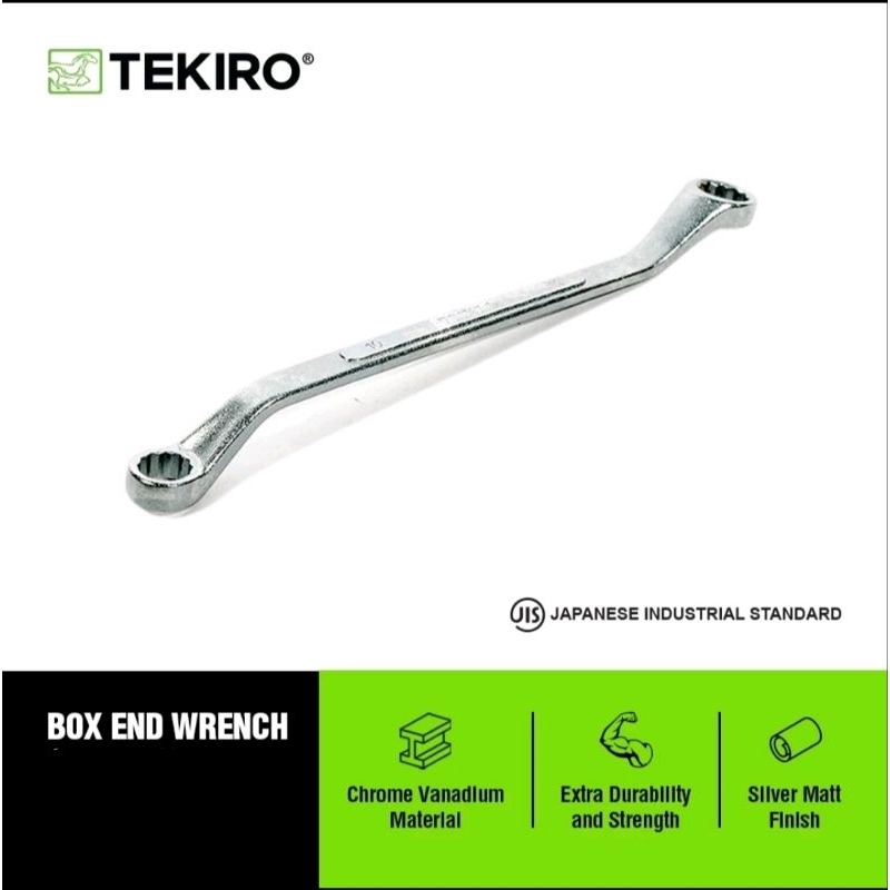 Jual TEKIRO kunci ring 17x19 mm (BENGKOK) box end wrench 17 x 19 ORIGINAL 17mm x 19mm | Shopee ...