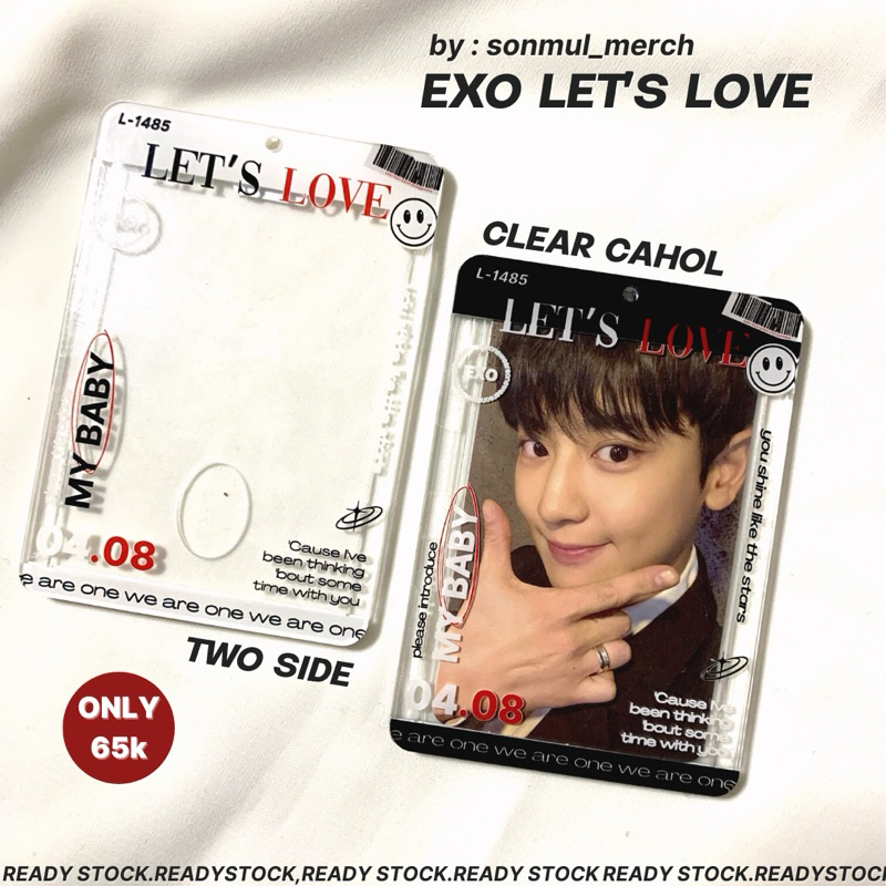 Jual EXO LET'S LOVE : CLEAR PHOTOCARD HOLDER (READY STOCK) | Shopee ...