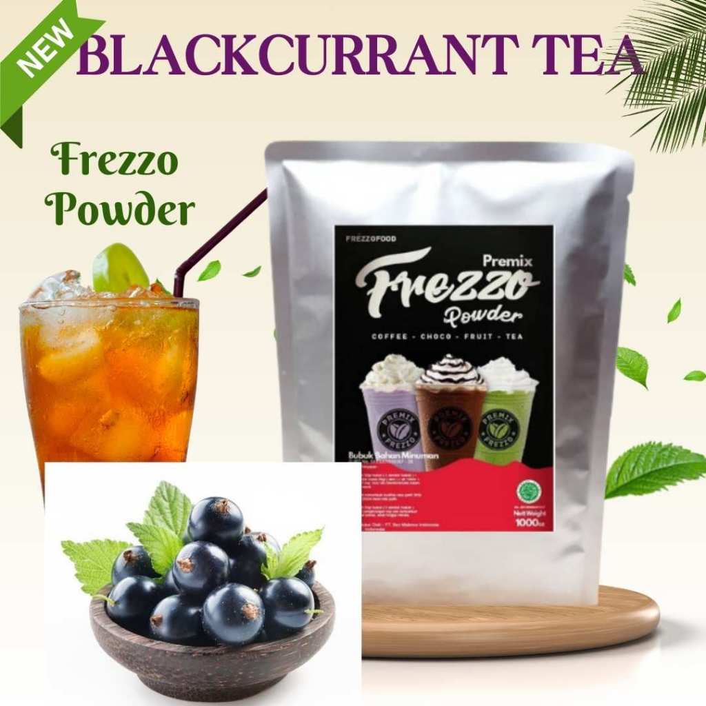 Jual BUBUK MINUMAN RASA 1 KG FREZZO POWDER DRINK RASA BLACKCURRANT TEA ...