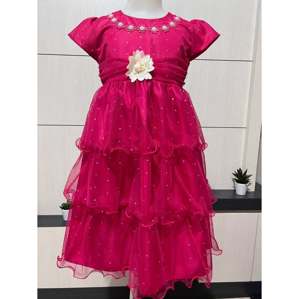 Jual {Itsme.collection} Baju pesta anak Brukat / baju dress anak usia 3 ...