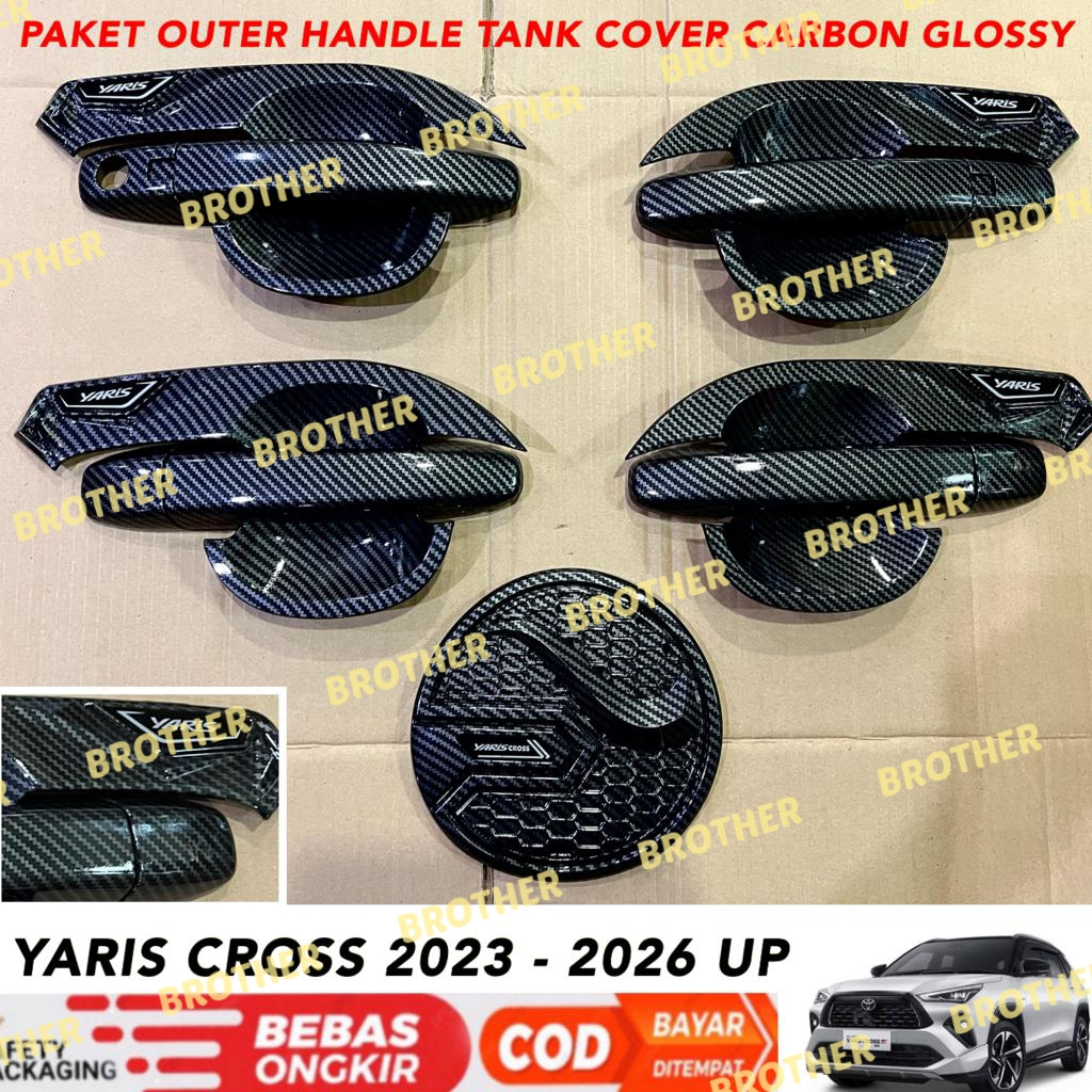 Jual Paket Outer Handle Tank Cover Yaris Cross 2023 2024 2025 2026 UP ...