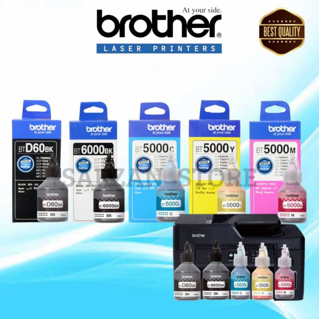 Jual Tinta Brother BTD60BK BT6000BK BT5000 Original 1SET For Ink ...