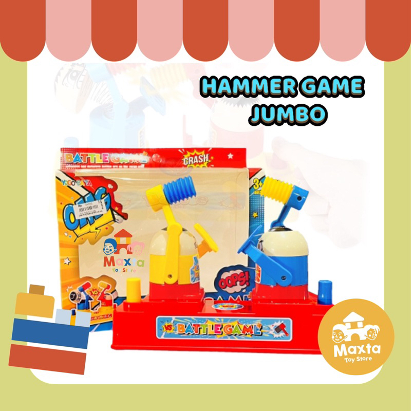 Jual Hammer Battle Game Family Mainan Adu Tinju Pukul Palu Anak ...