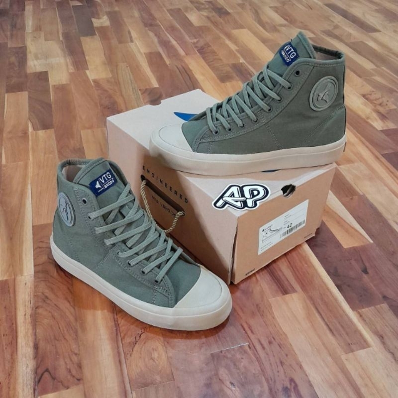 Jual Brodo Vantage V2 High Olive GS Sepatu | Shopee Indonesia