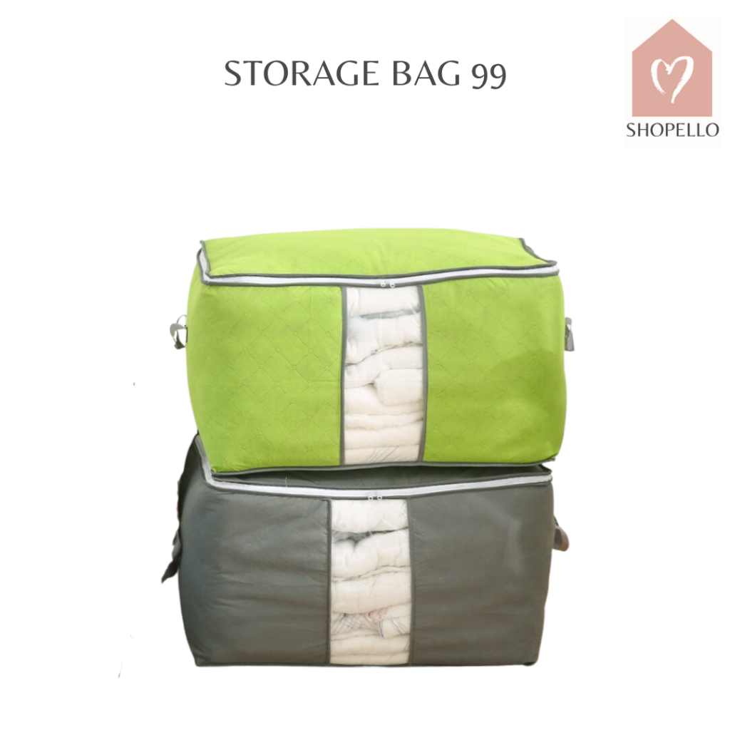 Jual Shopello Storage Bag Organizer Bag Model Lebar Penyimpanan Pakaian ...
