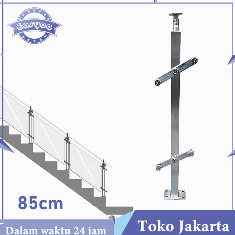 Jual Muraaaahh..!! Railing Tangga Kaca Hollow 85cm Railing Tangga ...