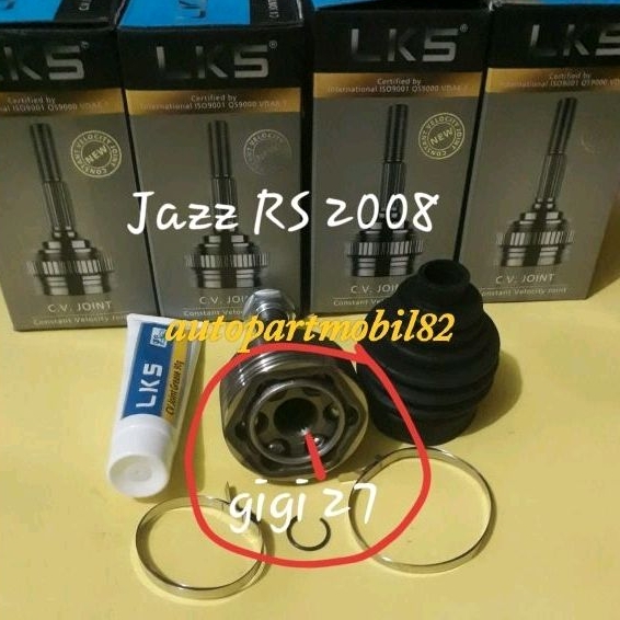 Jual CV Joint Luar As Roda Depan Luar Honda Jazz ge8 Tahun 2008-2014 | Shopee Indonesia