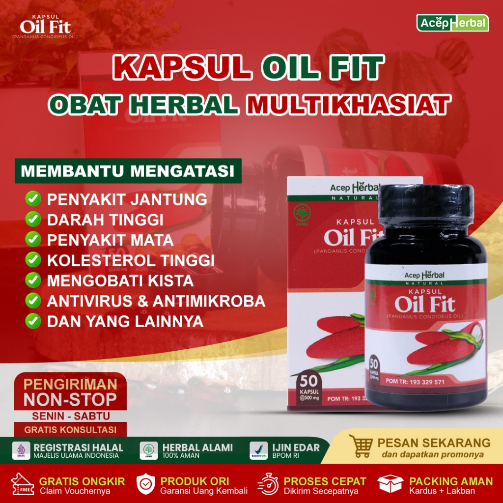Jual Obat Multikhasiat Obat Segala Jenis Penyakit Oil Fit Kapsul Obat ...