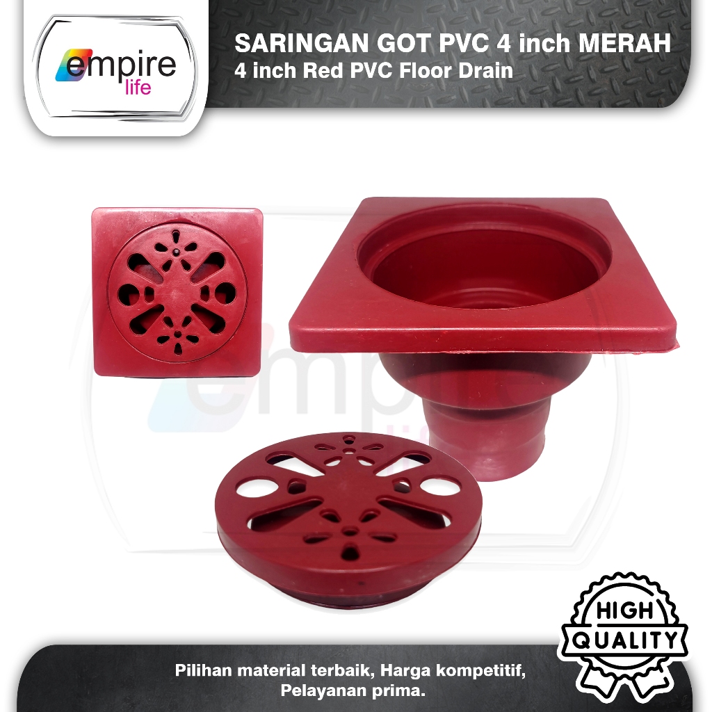 Jual Saringan Got Tebal Plastik PVC Kamar Mandi Toilet got floor drain ...