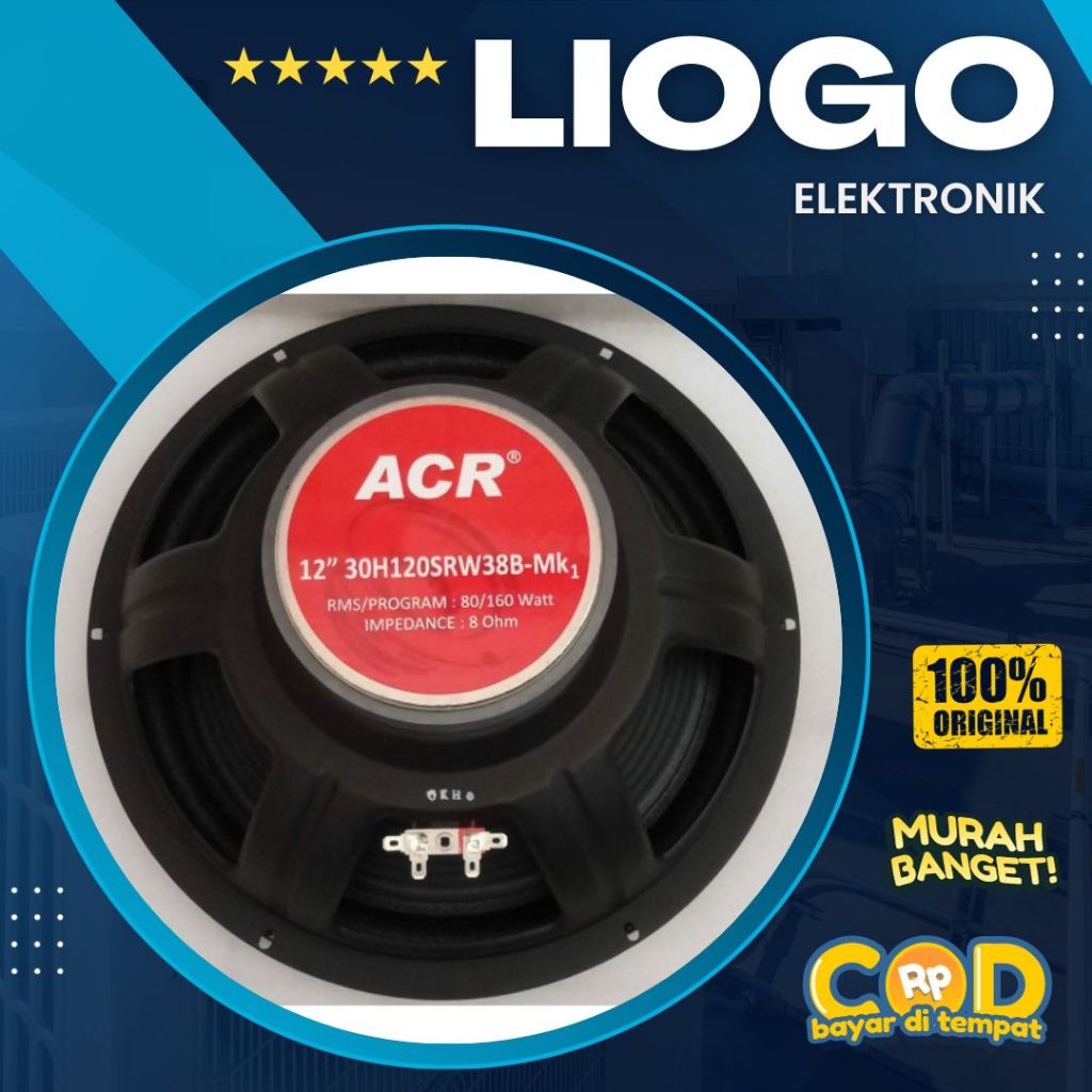 Jual Speaker ACR PRO 12 Inch ACR 30H12SRW38B ACR Pro Woofer 12 Inch 30H12SRW38B | Shopee Indonesia