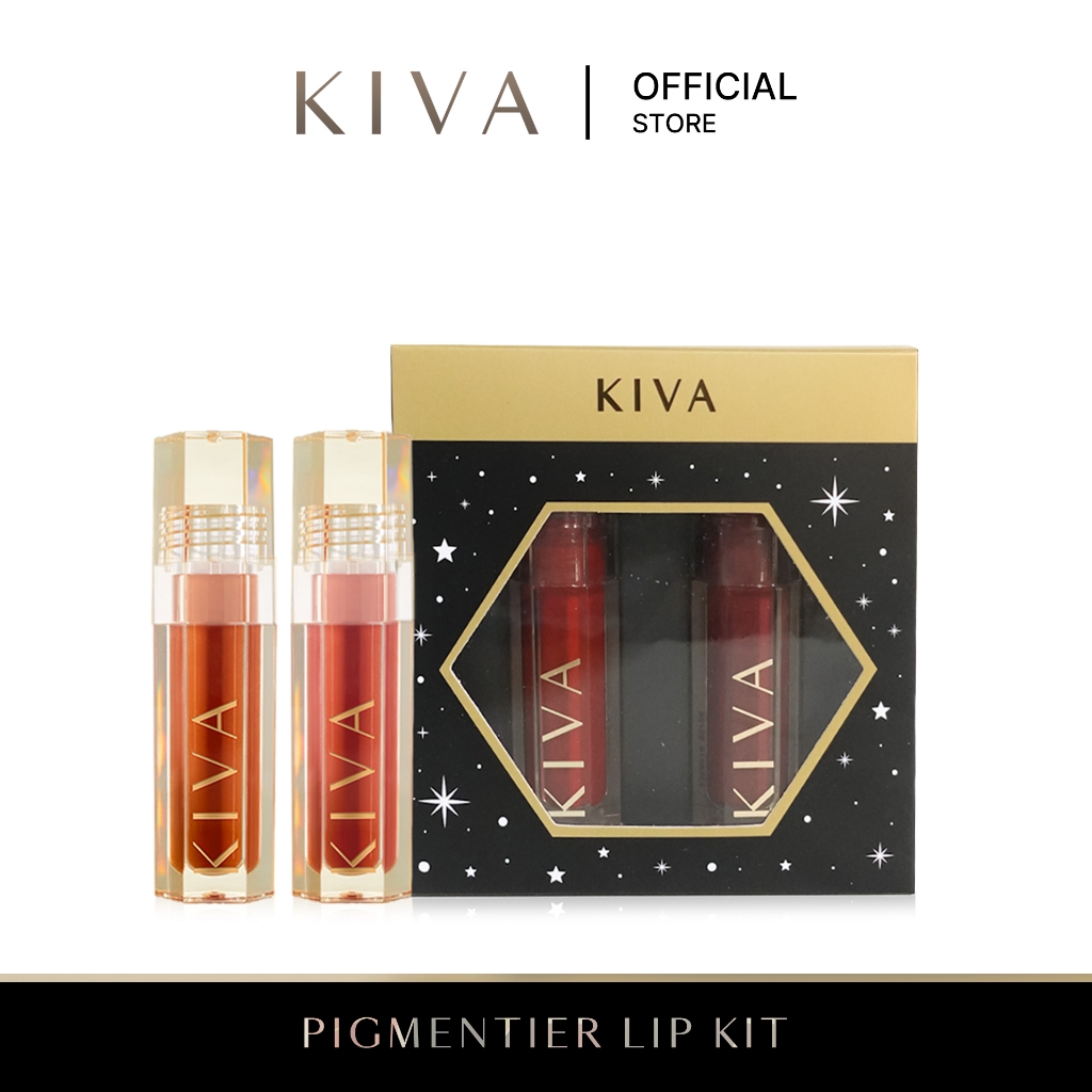 Jual KIVA [2 PCS] PIGMENTIER LIP KIT | Shopee Indonesia