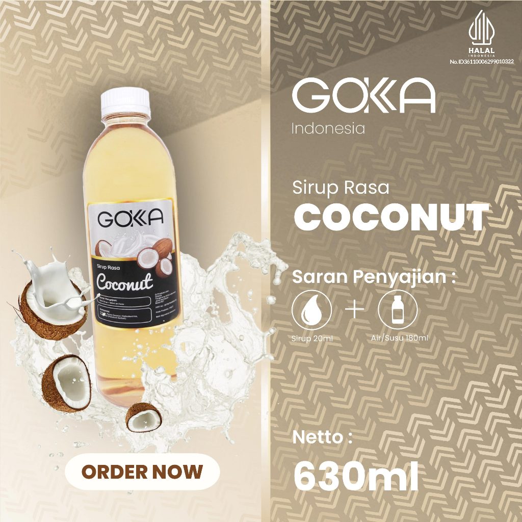 Jual (Pilihan Varian Rasa A) Sirup Gokka 630ml / Gokka Syrup | Shopee ...