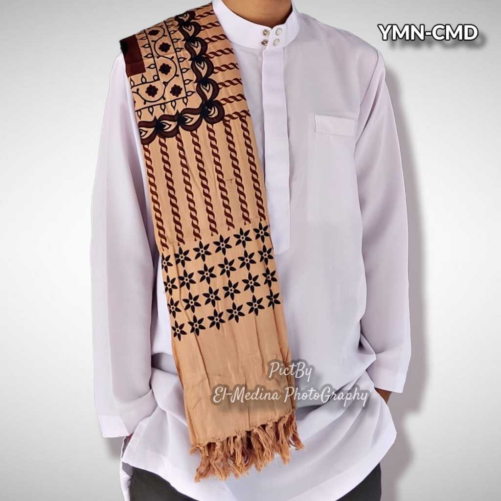 Jual Sorban Khasmiri Terompa Nabi / Sorban Habaib / Aridha Motif Logo ...
