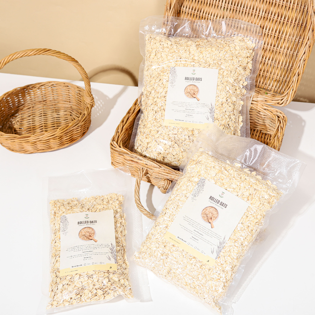 Jual Tani Organic Rolled Oat Oatmeal - Gandum Utuh Super Food | Shopee ...