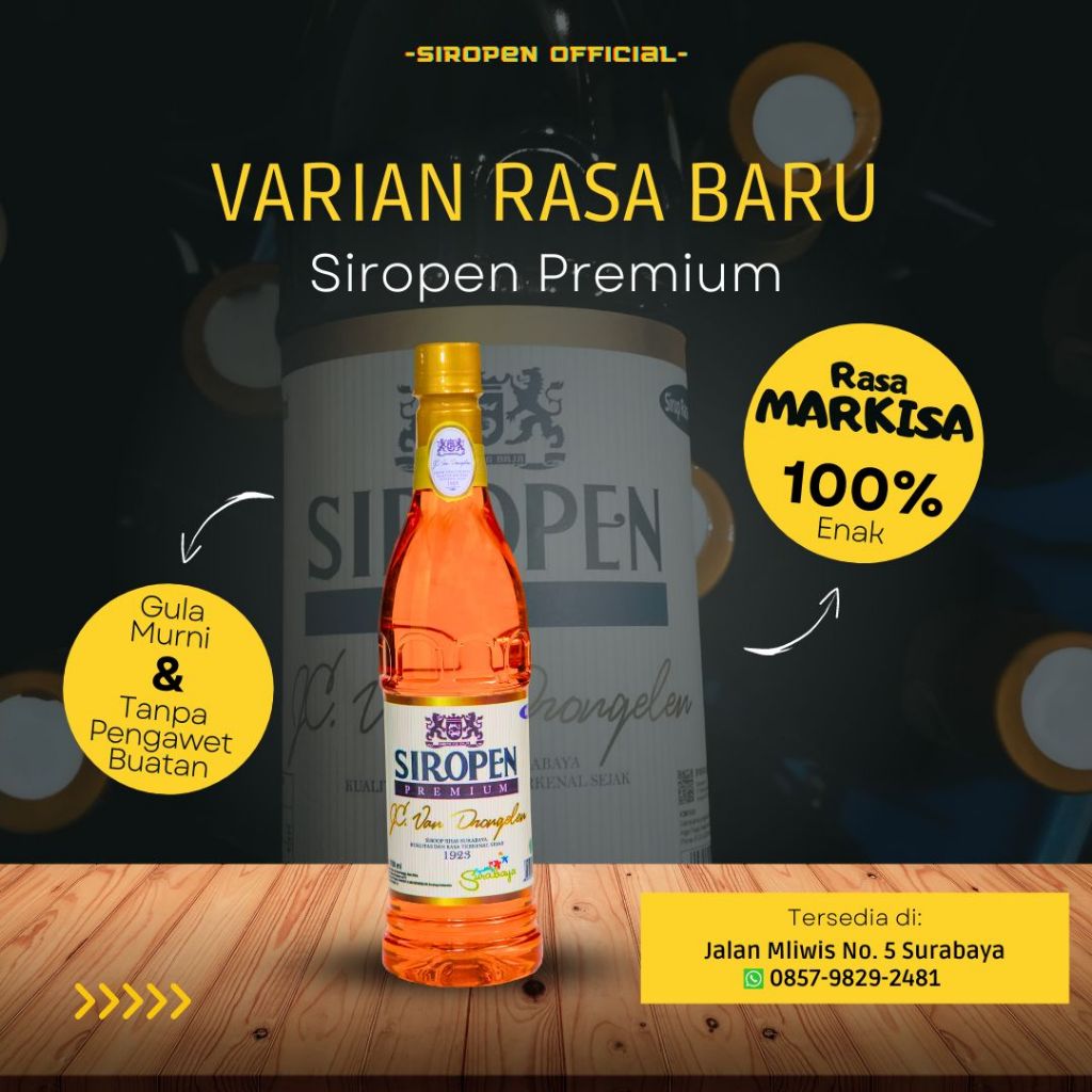 Jual Sirup Markisa Siropen Premium 700ml | Shopee Indonesia