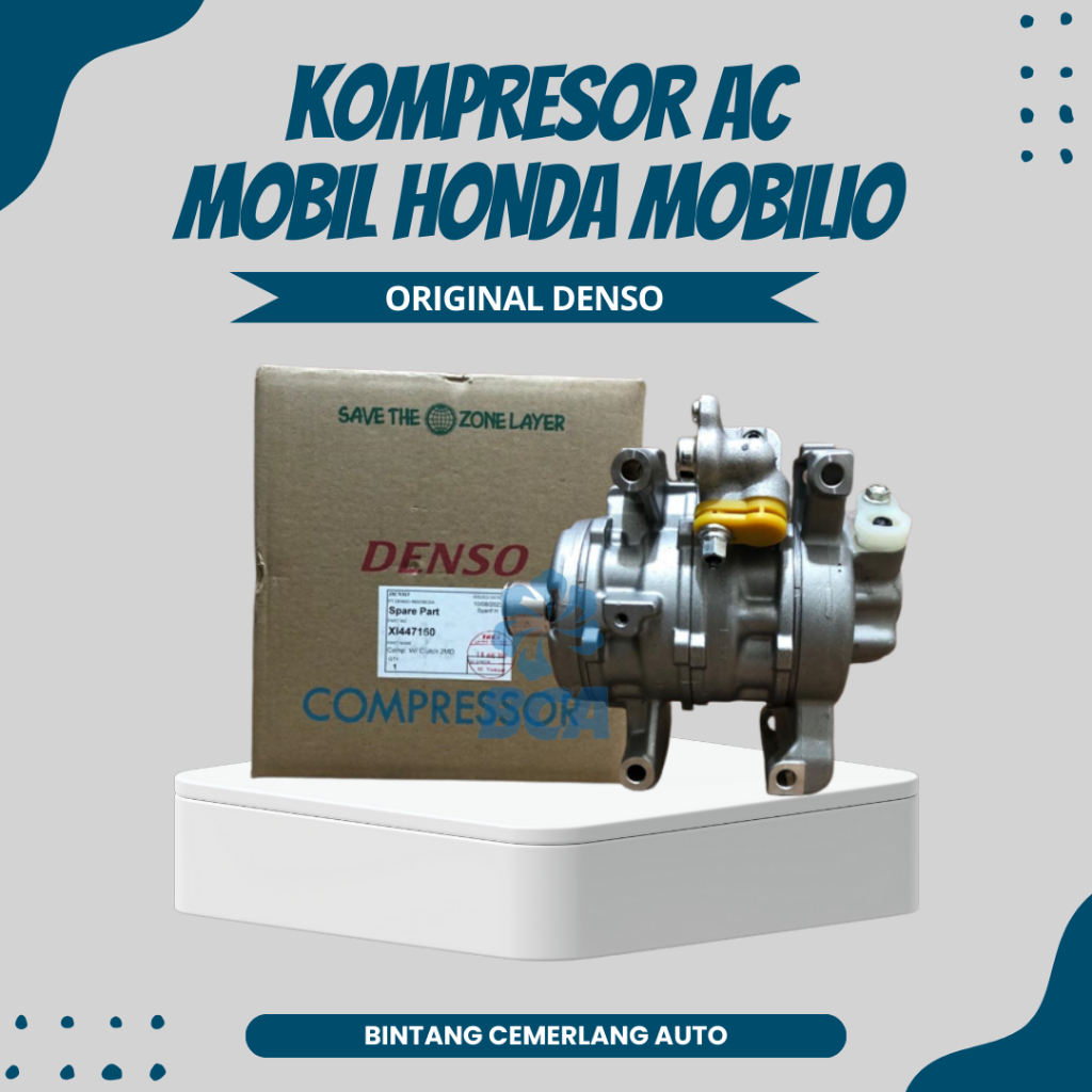 Jual COMPRESSOR KOMPRESOR AC Mobil Honda Mobilio BRV HRV 1500CC Jazz RS ...