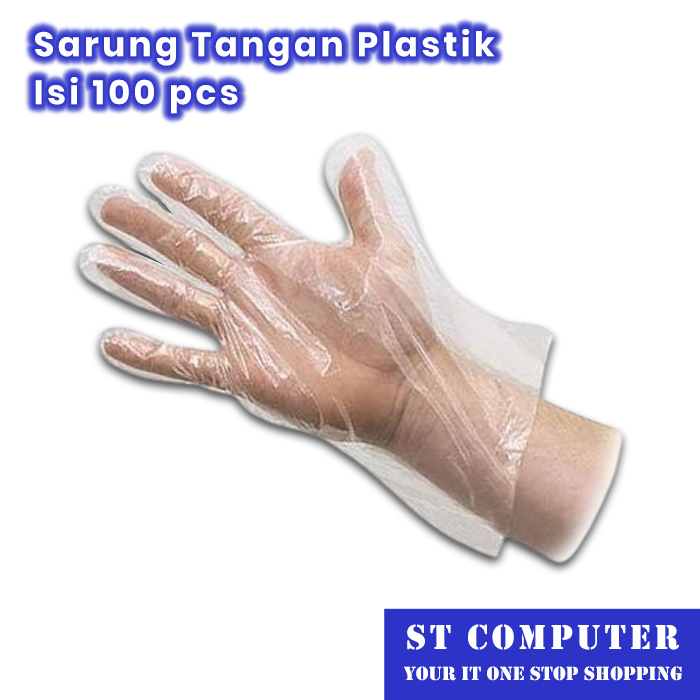 Jual Sarung Tangan Plastik Isi 100 pcs | Shopee Indonesia
