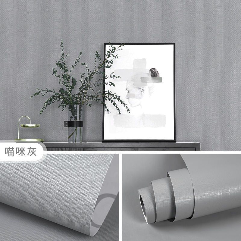 Jual Wallpaper Dinding Polos Light Grey 8m s/d 9m x 45cm | Shopee Indonesia